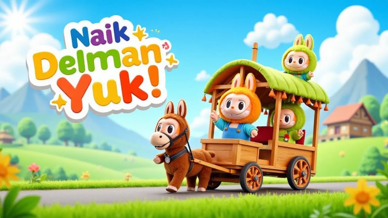 Labubu Naik Delman - Nyanyi Lagu Naik Delman🐴🎶#labubu # ...