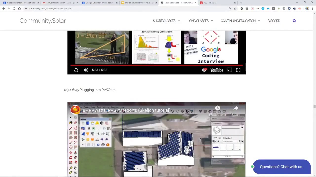 Solar Design Lab - 4. Modeling with Sketchup/Skelion and detailed ...