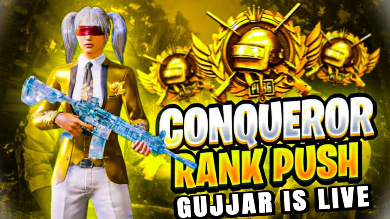 GOLD TO CONQUER: PUPG MOBILE RANKPUSH 🤩 - YouTube