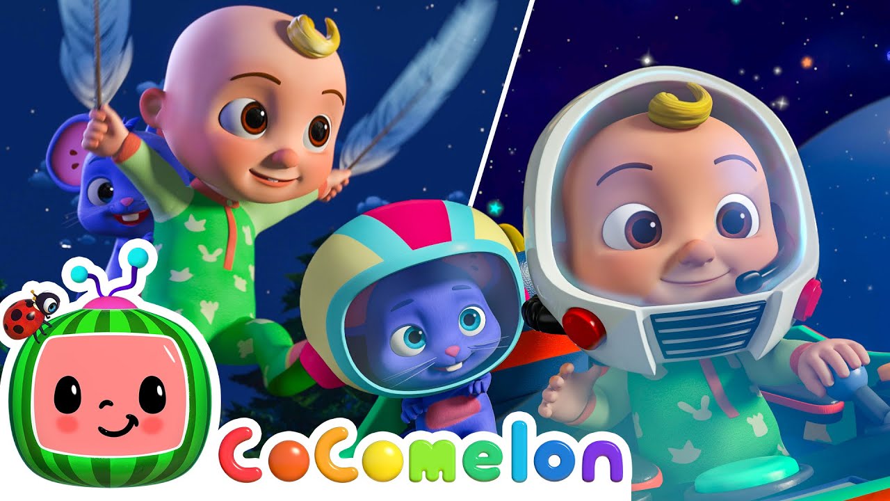 Space Buddies: Rocket Coaster + Mimi's Rocket to the Moon | CoComelon ...