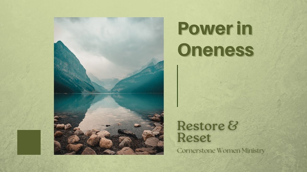 Restore and Reset - Session 4 "Power in Oneness" - YouTube
