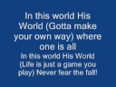 His World (Zebrahead version) lyrics