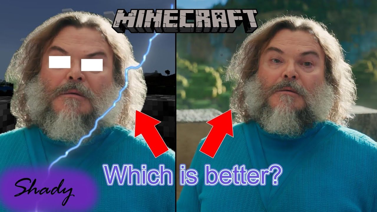 Recreating the Minecraft Movie Trailer in Minecraft (Comparison & Bonus ...
