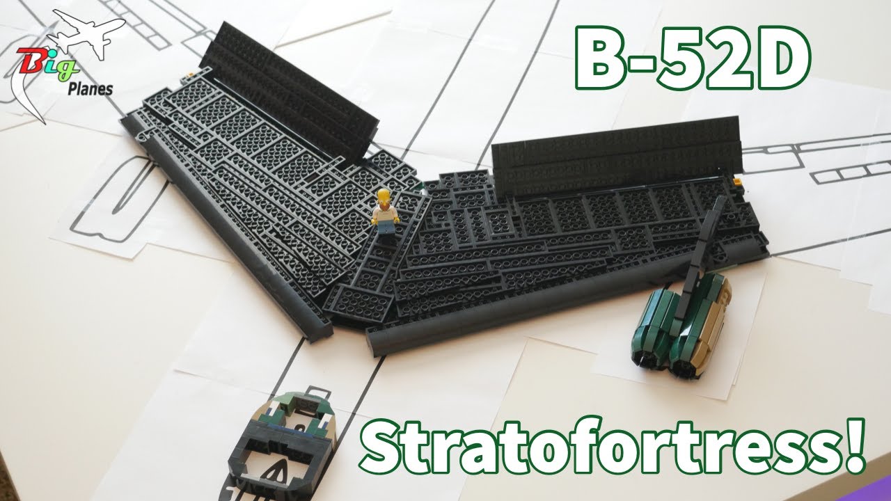 LEGO B-52D Wings, Engines and More! - YouTube