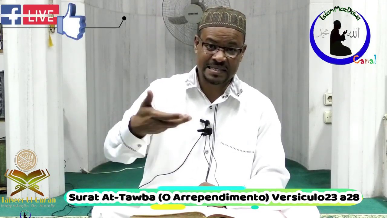 Versículo 23 a 28 Surat At-Tauba Arrependimento - Sheikh Saide Habibo ...