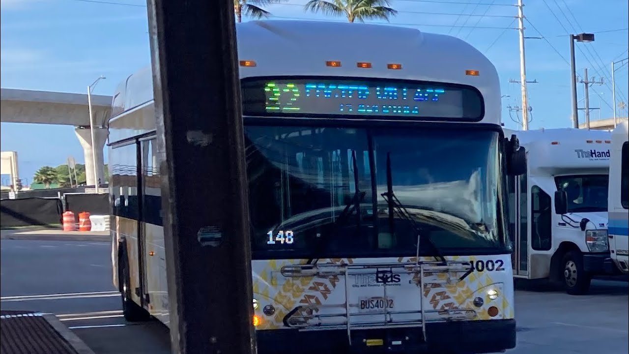 TheBus Route 32 Foster Village- Pearlridge, Bus 4002 (Rare) (Part 1 ...