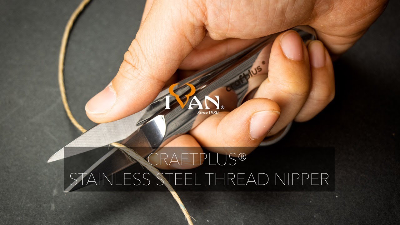 Craftplus® Stainless Steel Thread Nipper - YouTube