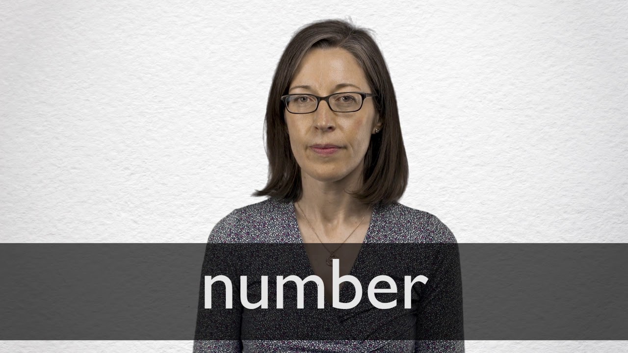 How to pronounce NUMBER in British English - YouTube