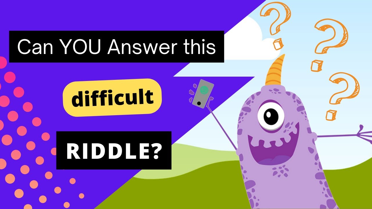 Hard Riddle - YouTube