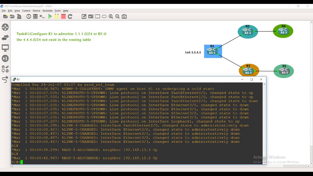 23-BGP Conditional Advertisement - YouTube