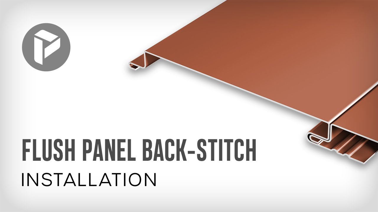How to Install Flush Panel Back-stitch - YouTube