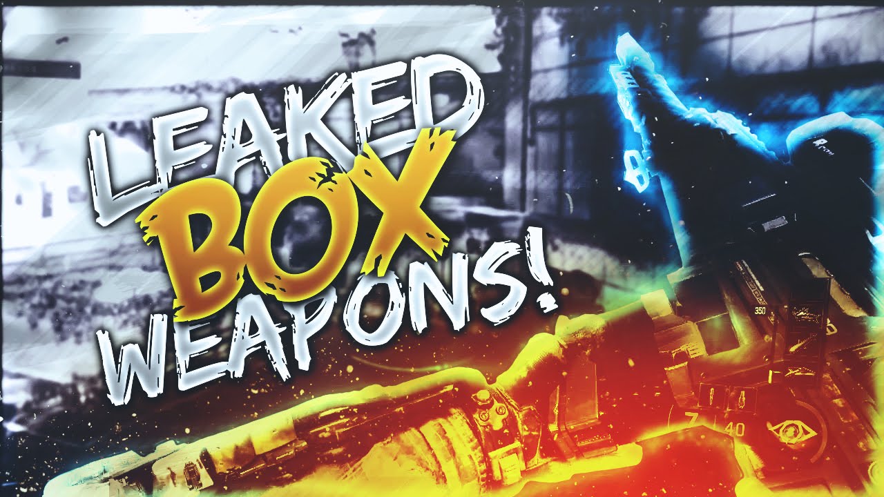 Leaked BO3 Zombies MYSTERY BOX WEAPONS! - YouTube