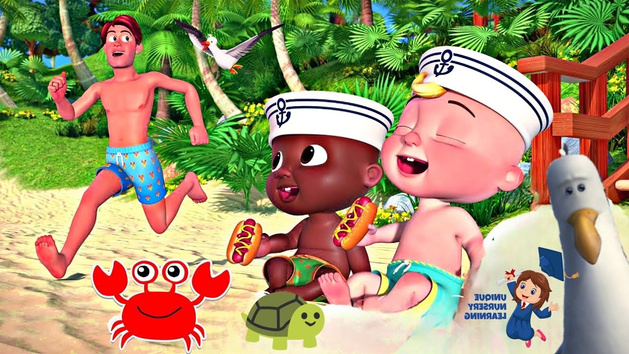 Playdate at the Beach & more nursery rhymes | The Sailor Went to Sea ...