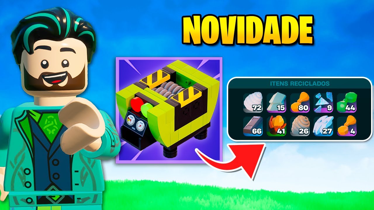 Tudo sobre a nova Estação Recicladora no LEGO Fortnite Odyssey - YouTube