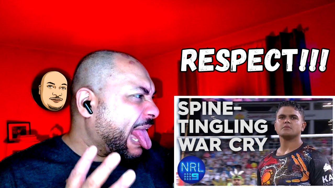 AMERICAN REACT TO | Incredible war cry and haka stirs huge rugby league ...