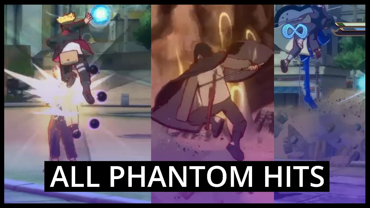 ALL PHANTOM HITS | Naruto Storm 4 - YouTube