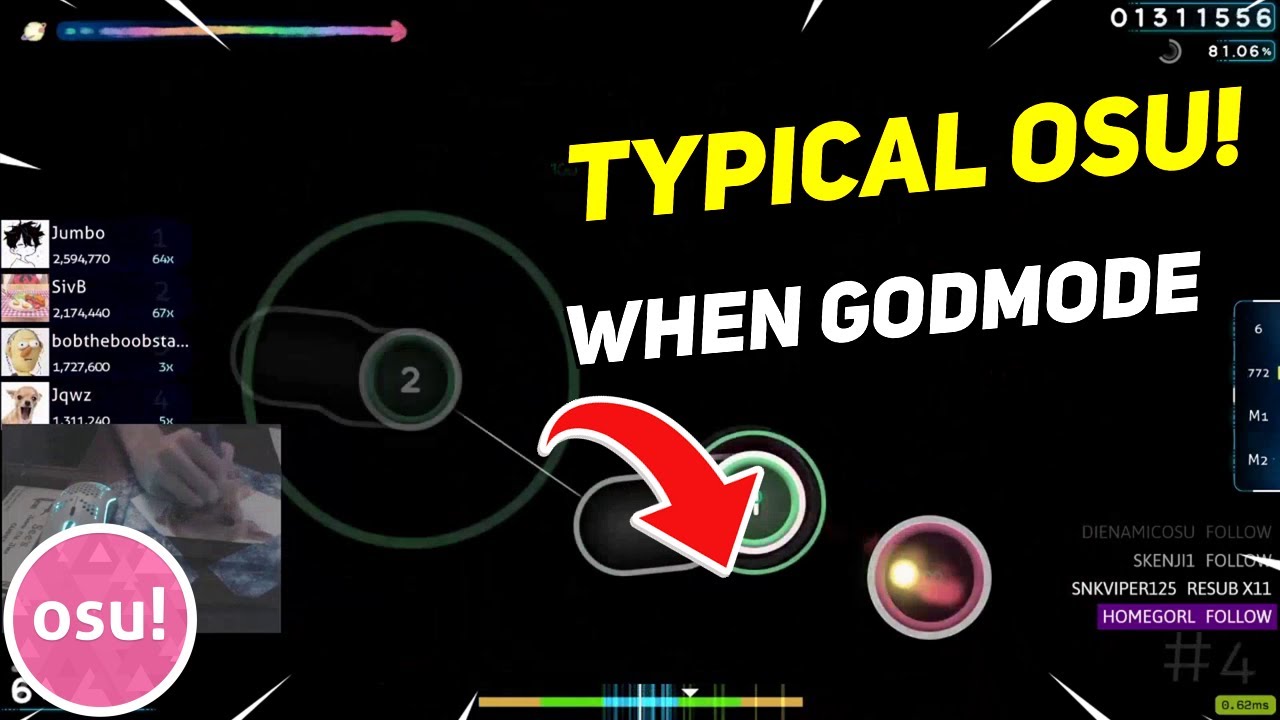 TYPICAL OSU! WHEN GODMODE | Daily Osu Community Highlights - YouTube