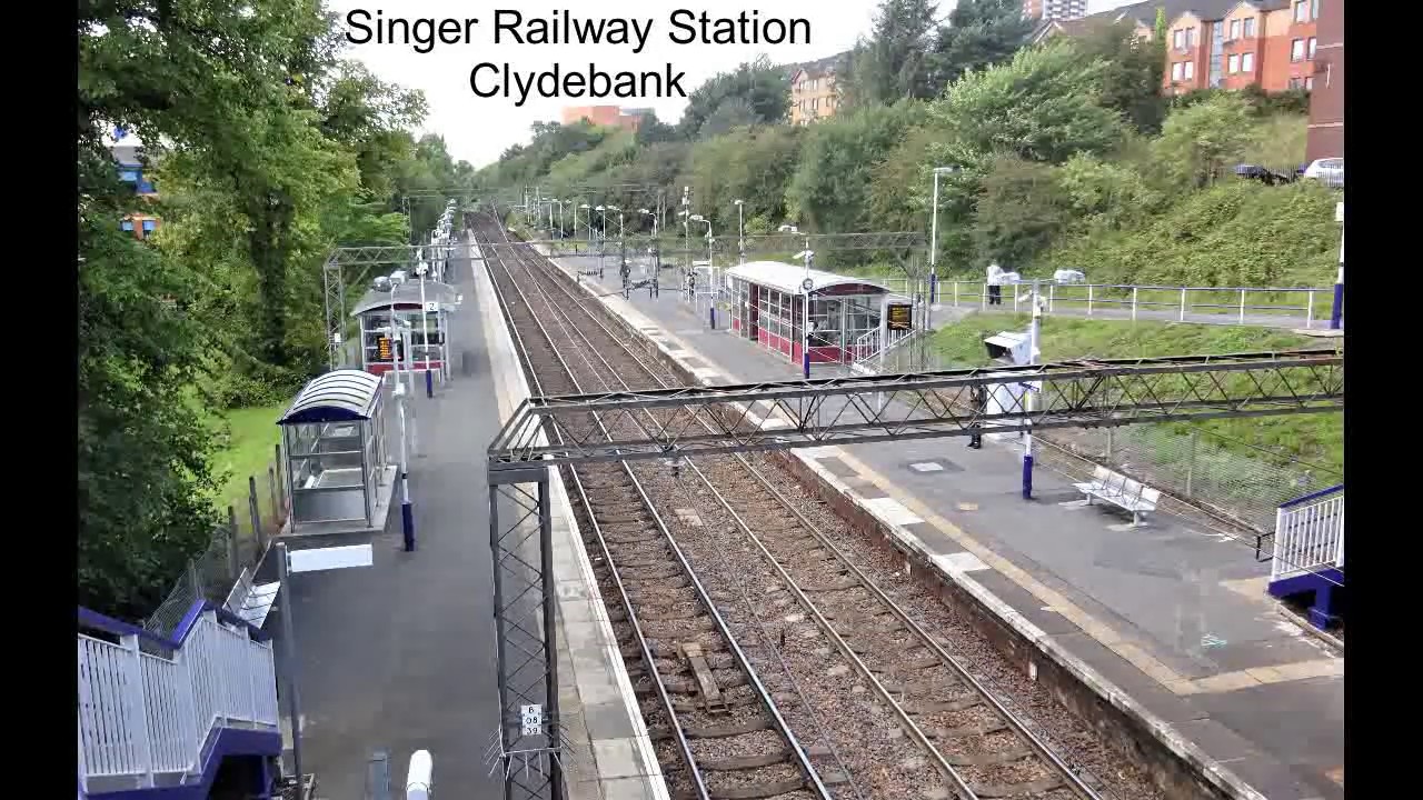 Singer Railway Station, Clydebank, Scotland - YouTube
