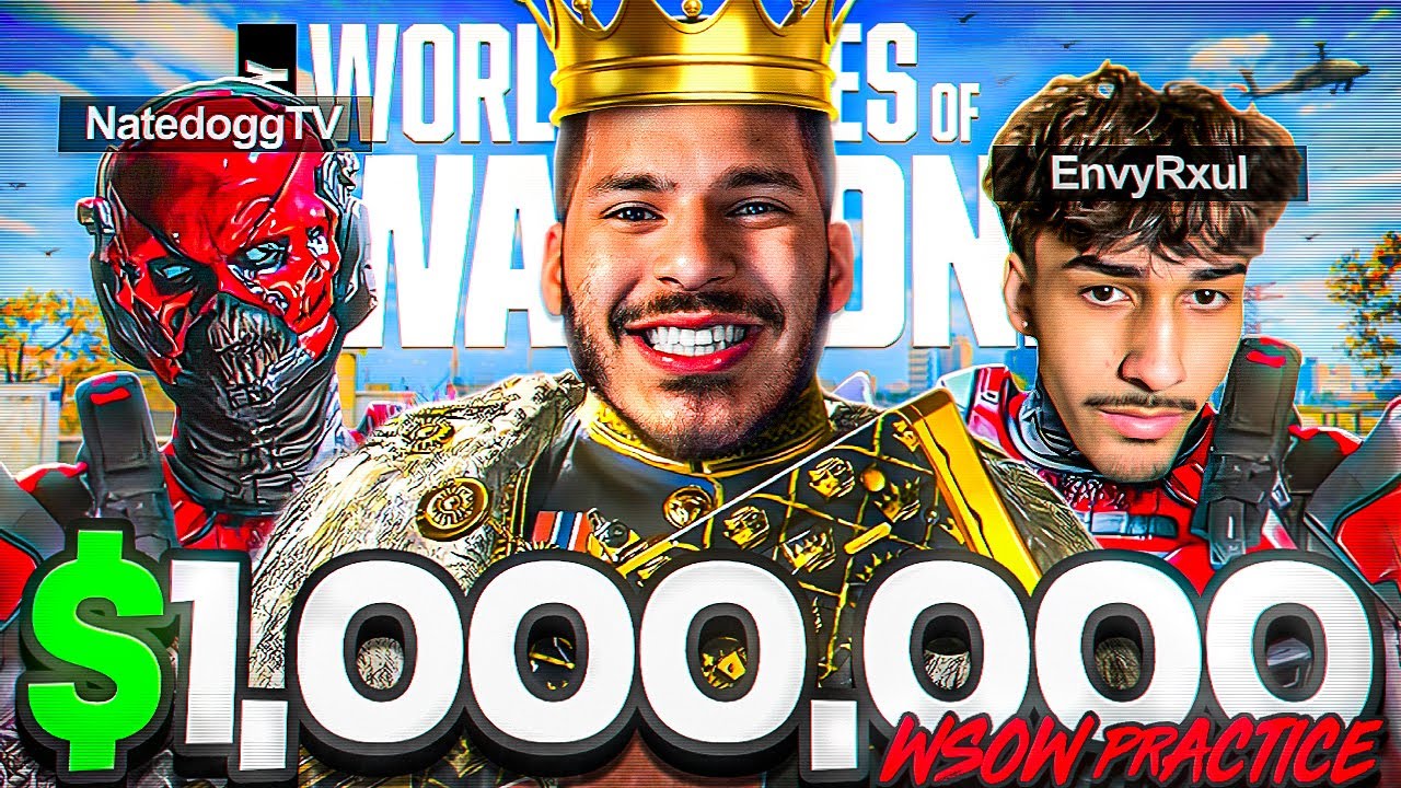 🔴 $1,000,000 Rebirth LAN Practice Tournament w/ Rxul & Nate! | !yt ...