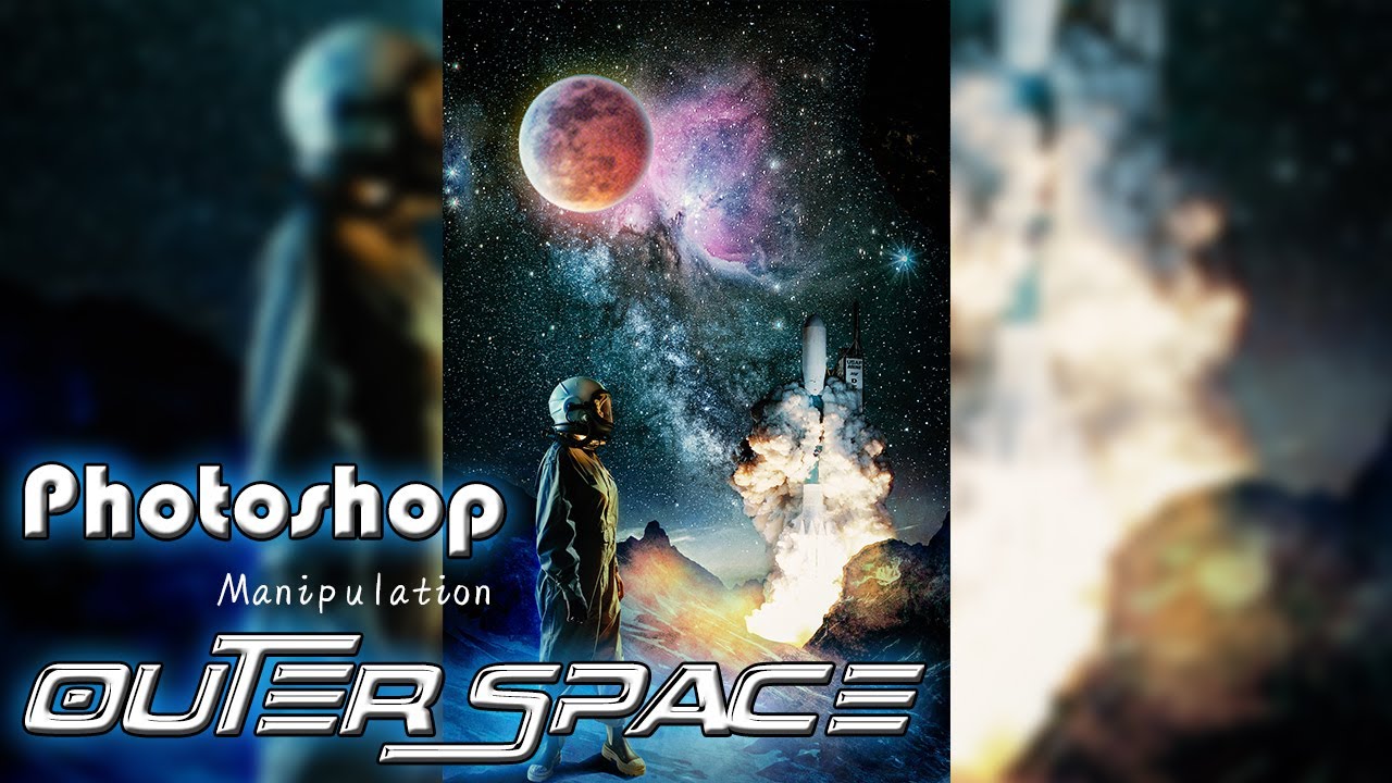 Photoshop Manipulation Outer Space - YouTube