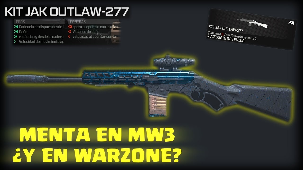 *NUEVO* ¡KIT JAK OUTLAW-277 META EN MW3! ¿PERO Y EN WARZONE? 🤔 (BAS-B ...