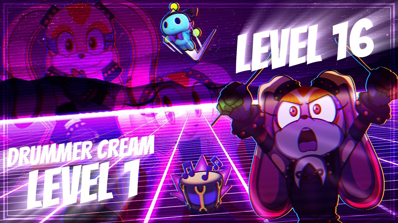 Sonic Forces Speed Battle: Drummer Cream From Level 1 To MAX! - YouTube