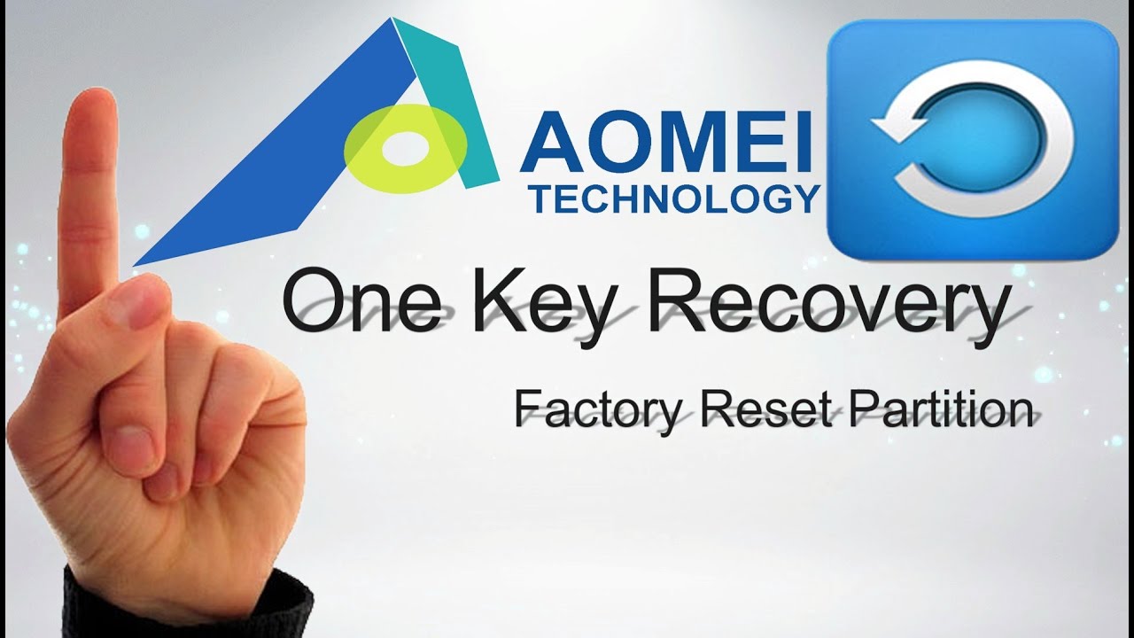 How to Install One Key Recovery (Create Factory Partition) - YouTube