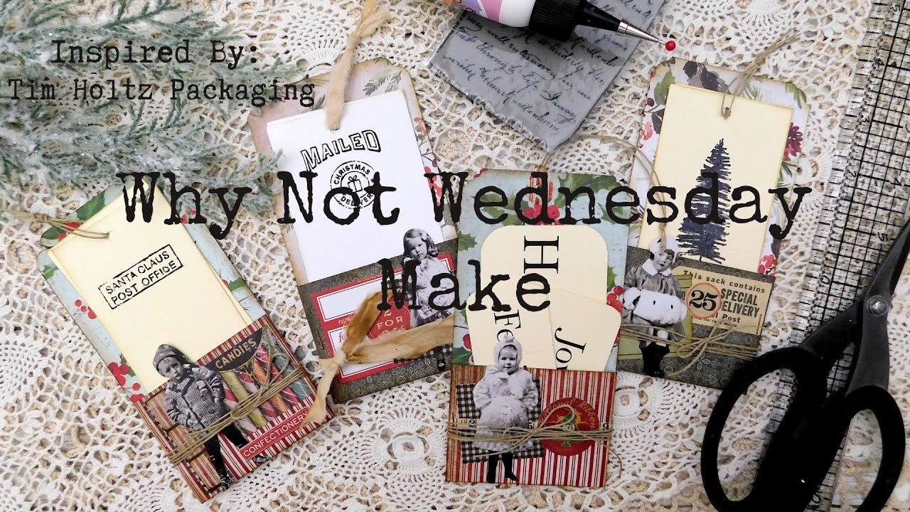 Why Not Wednesday Make - Floating Pocket /Tags - YouTube