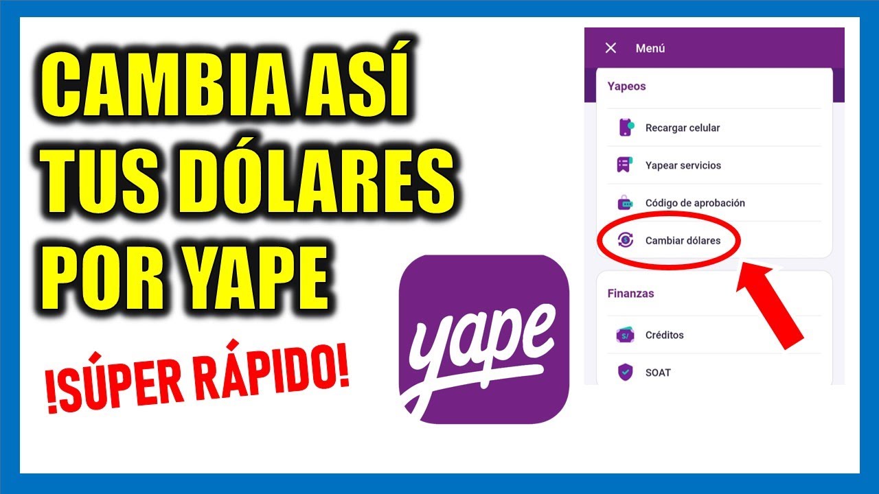 Cambiar dólares con YAPE |Cambia súper rápido tus dólares por YAPE ...