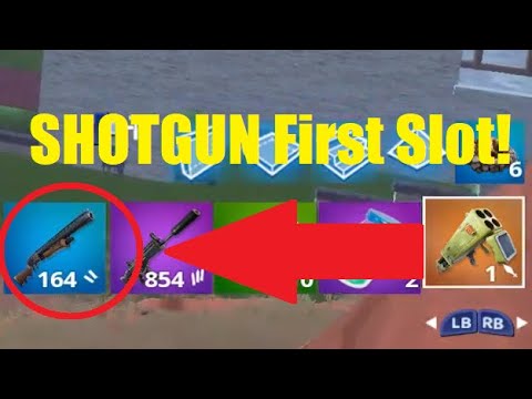 Why You Should Put Your Shotgun in The First Slot! -Fortnite Project ...