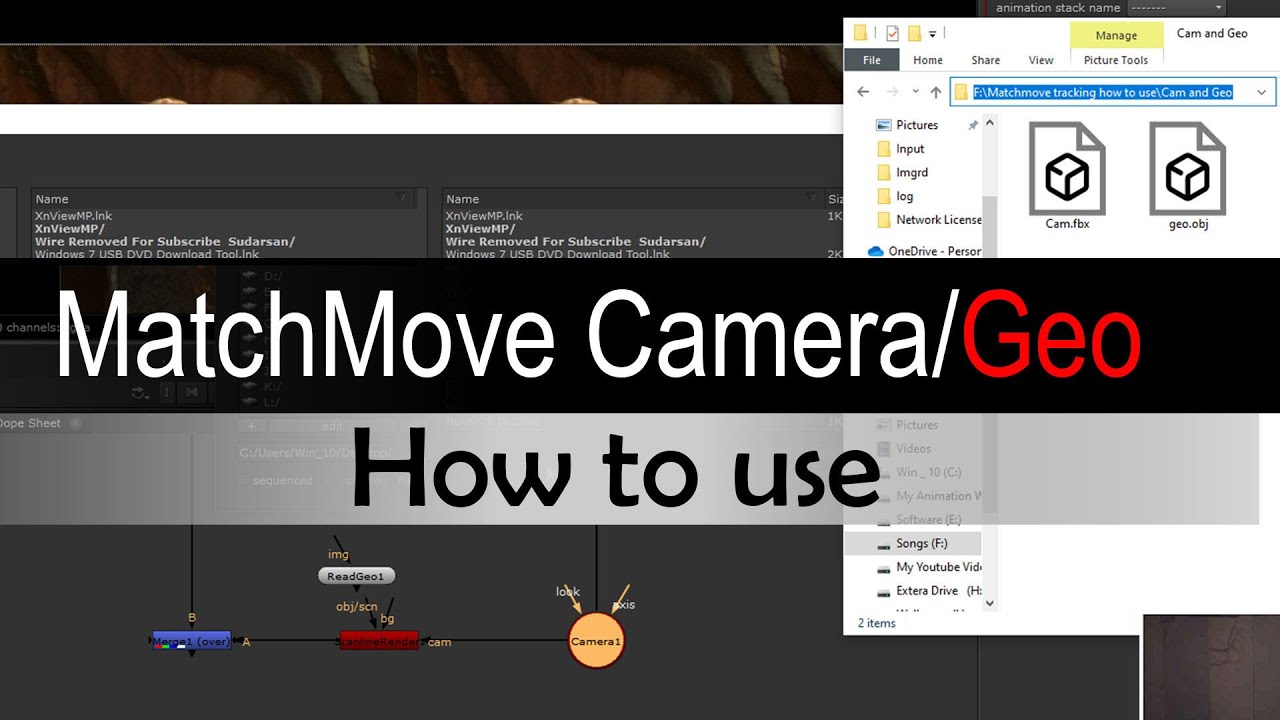 MatchMove Camera and Geo || How to Use - YouTube