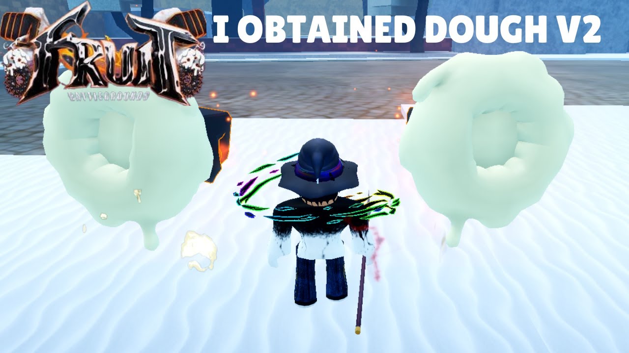 I Obtained Dough V2 In Fruit Battlegrounds Youtube