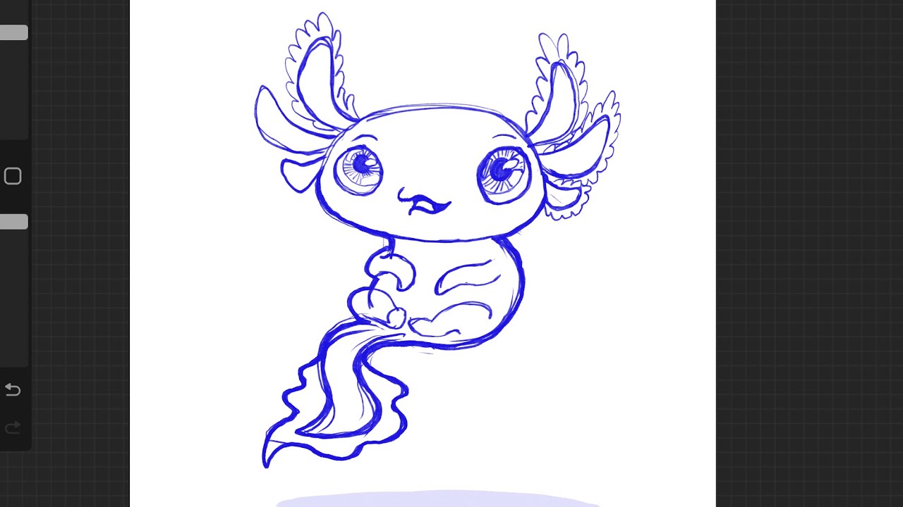 NFT Art #2 - Axolotl - YouTube