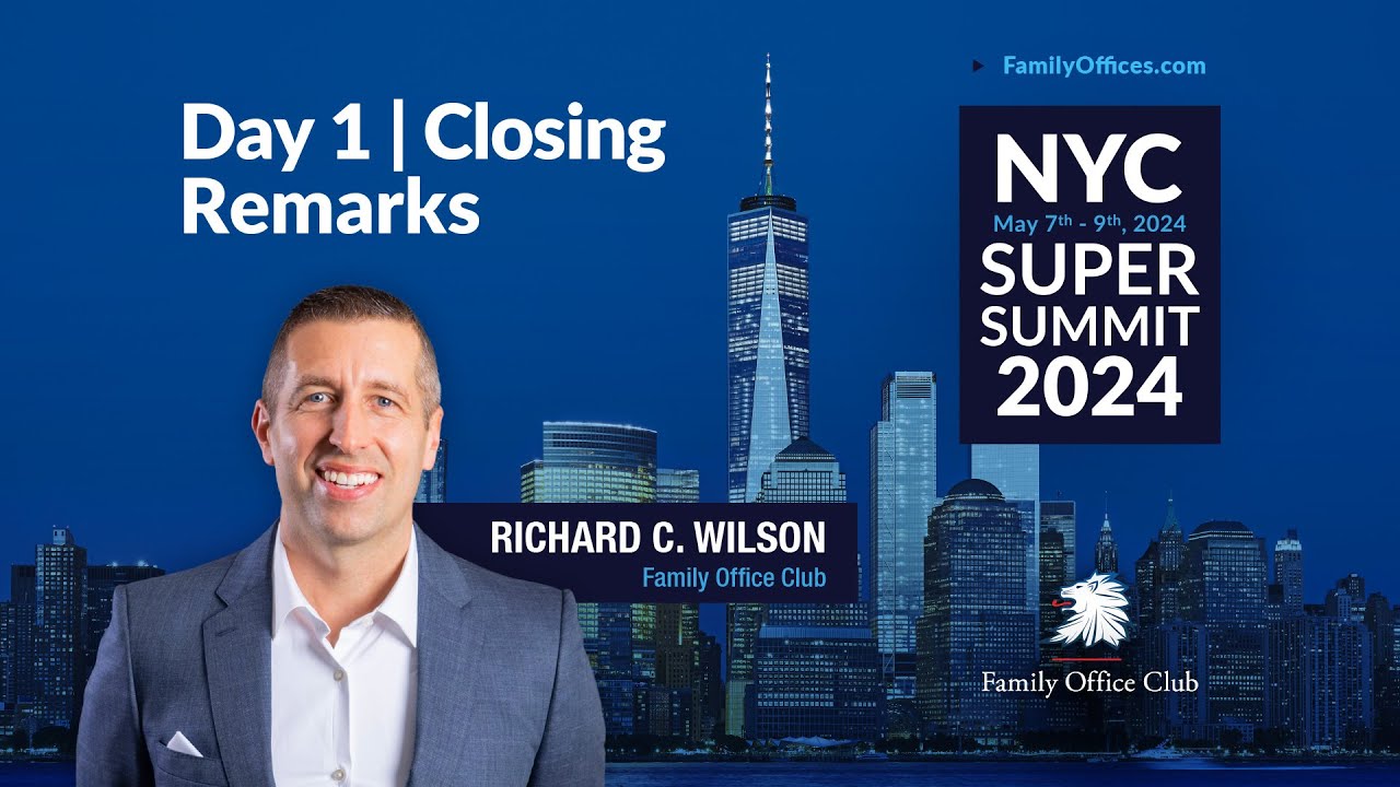 Richard C. Wilson's Powerful Day 1 Closing Remarks | NYC Super Summit ...