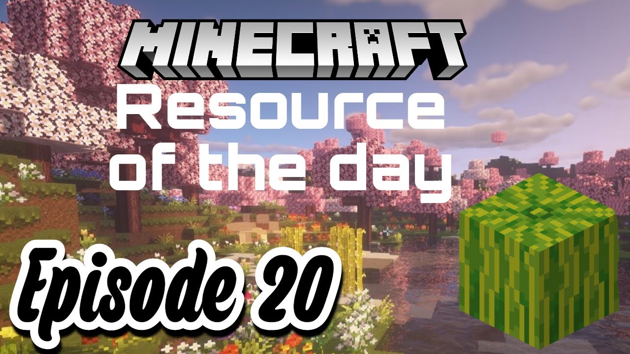 Resource of the day: Melon ( Minecraft Bedrock ) - YouTube