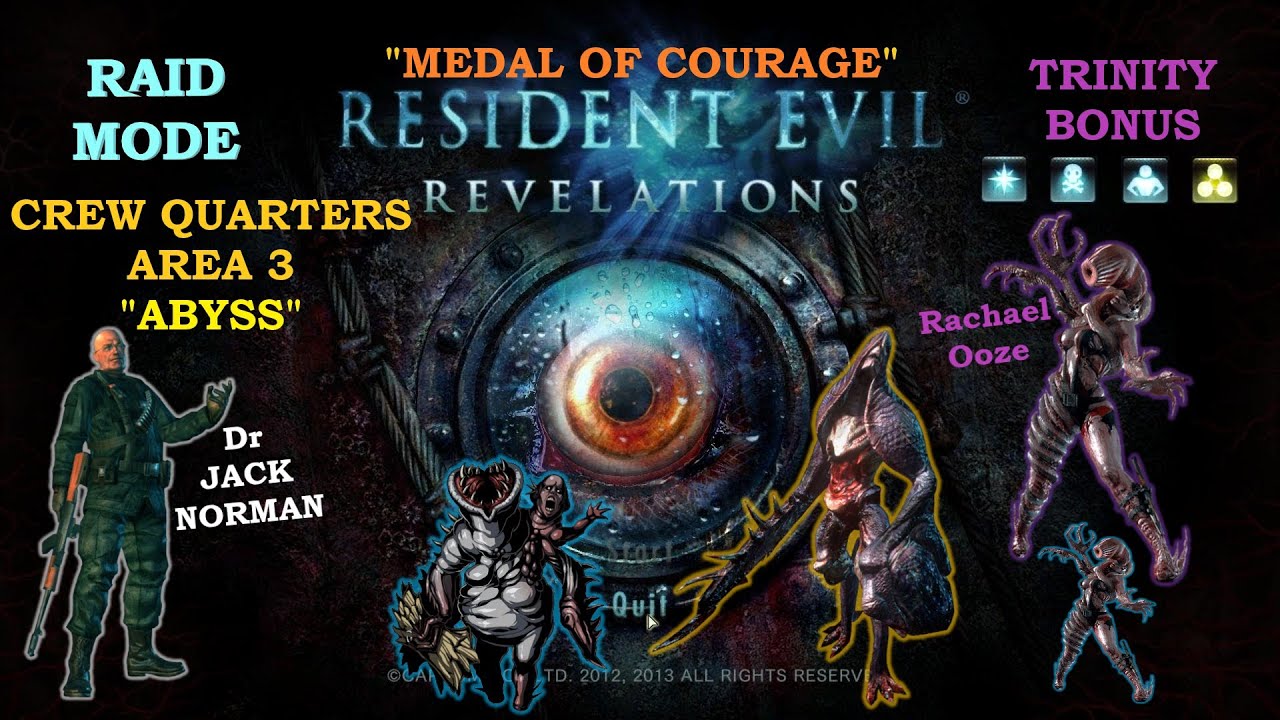 Resident Evil: Revelations|Medal of Courage|Crew Quarters Area 3-Abyss ...