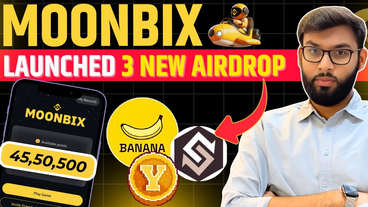 MOONBIX LAUNCHED 3 NEW AIRDROP | MOONBIX UPDATE | - YouTube