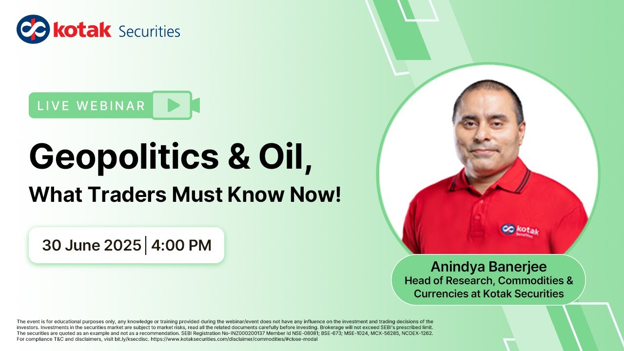 LIVE | Impact of Geo Politics and Geo Economics on Commodities - YouTube