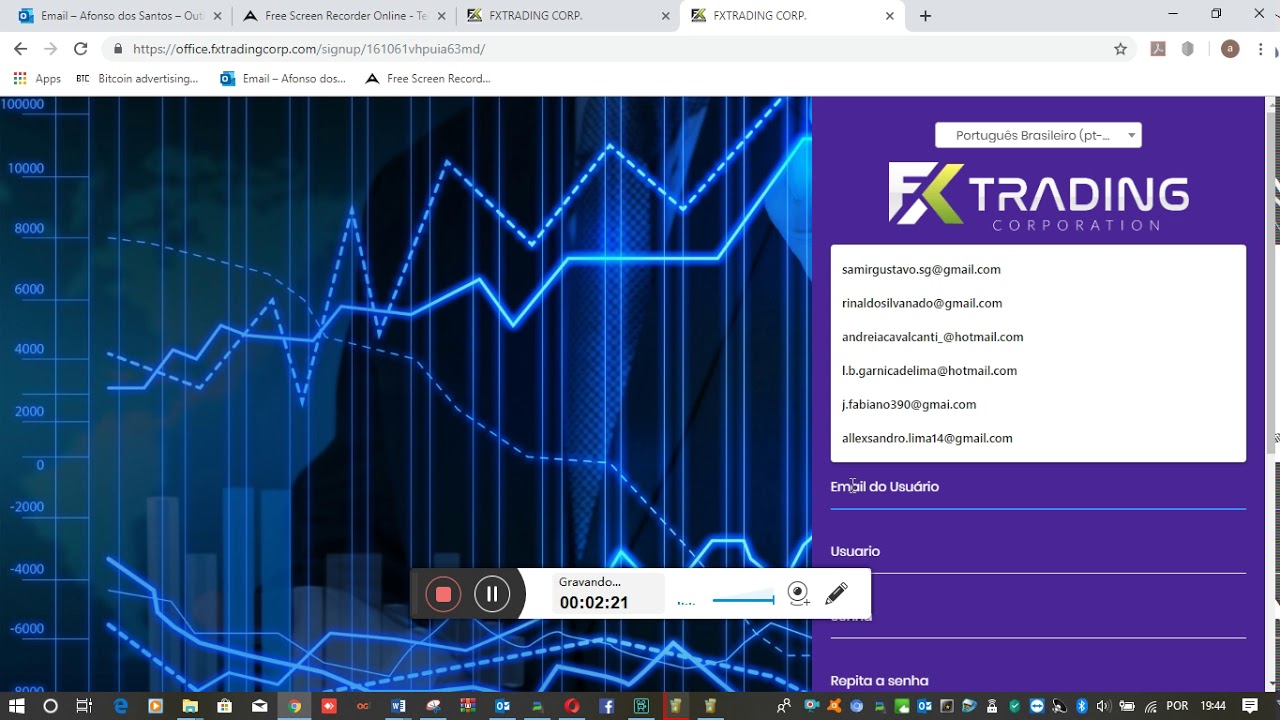 FX TRADING CORPORATION - #02 Como indicar investidores e cadastro novo ...