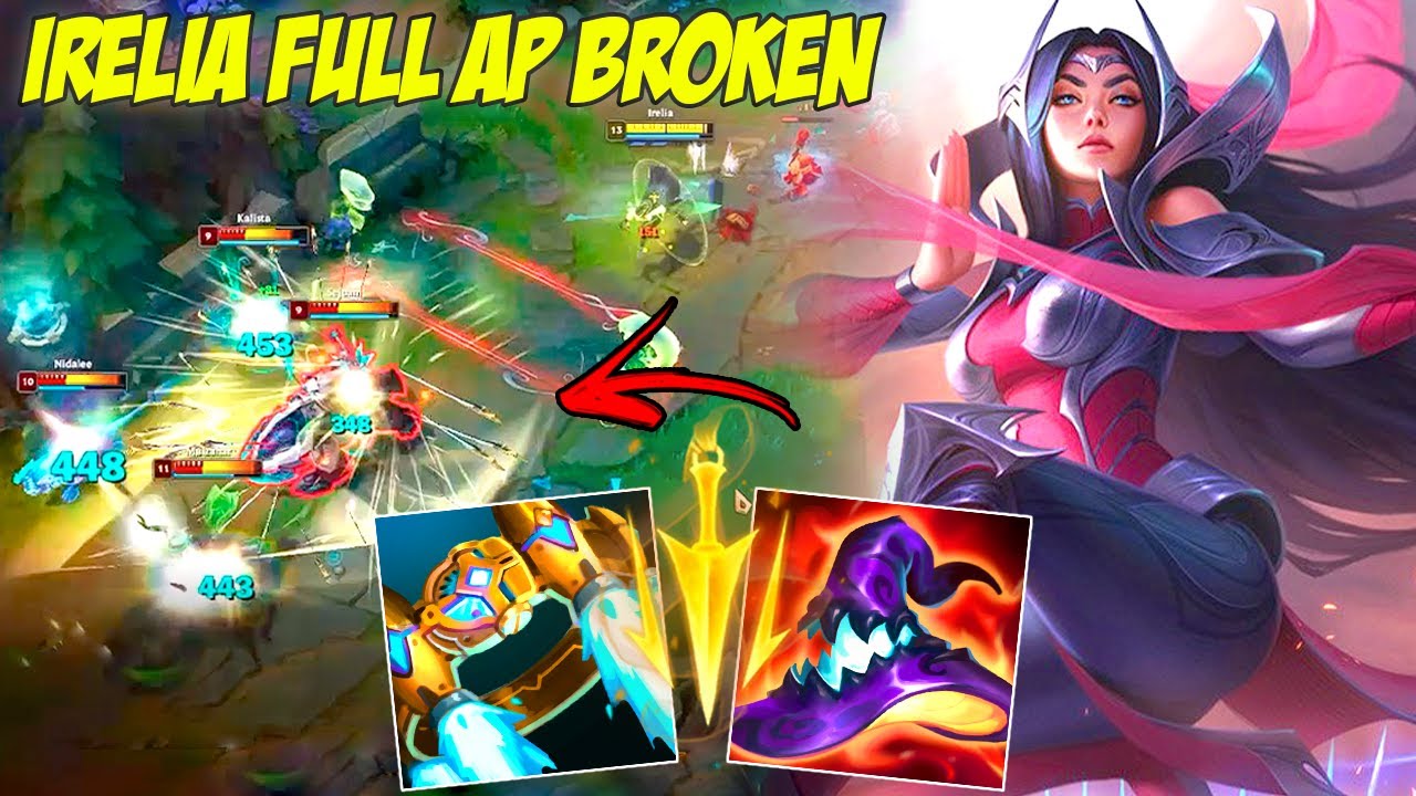 TESTEI IRELIA AP COM ESSA BUILD E FICOU MUITO OP - LEAGUE OF LEGENDS ...