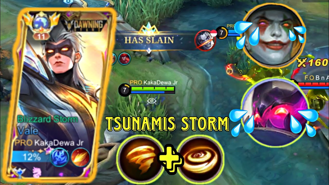 VALE COUNTER TWO TANKIES HERO | VALE TOP GLOBAL | MOBILE LEGEND BANG ...