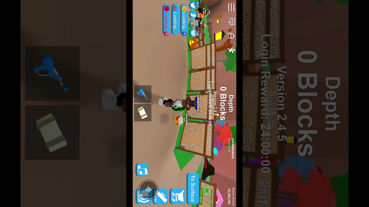 Mining simulator gameplay talking - YouTube