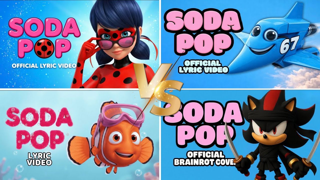 Miraculous Ladybug 🆚 67 🆚 Finding Nemo 🆚 Brainrot Sonic 🎶🎵 Who Is Best ...