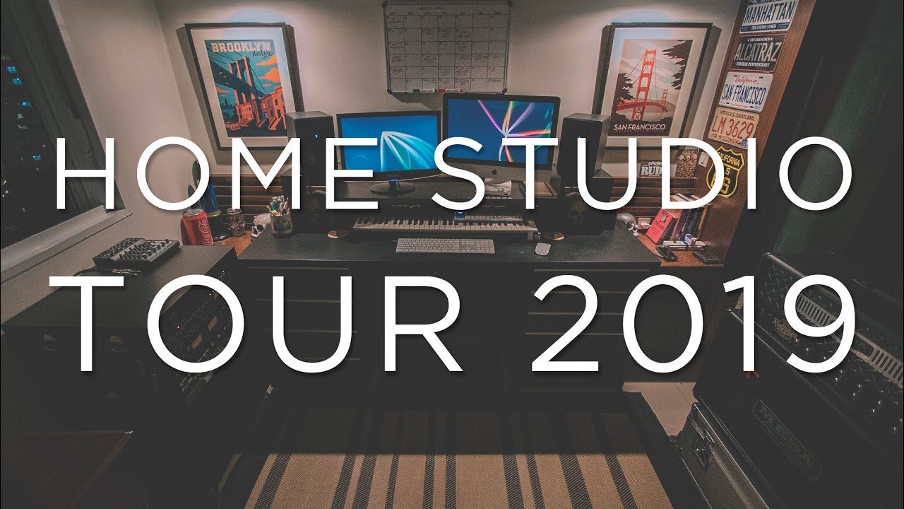 Home Studio Tour 2019 - YouTube