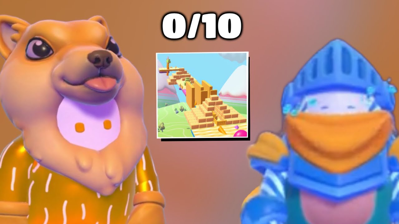 Doge Master BRUTALLY Rates My FALL GUYS Levels! - YouTube