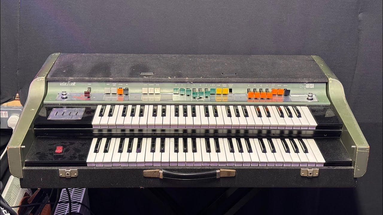 Farfisa Vip500 Compact Duo Organ Youtube