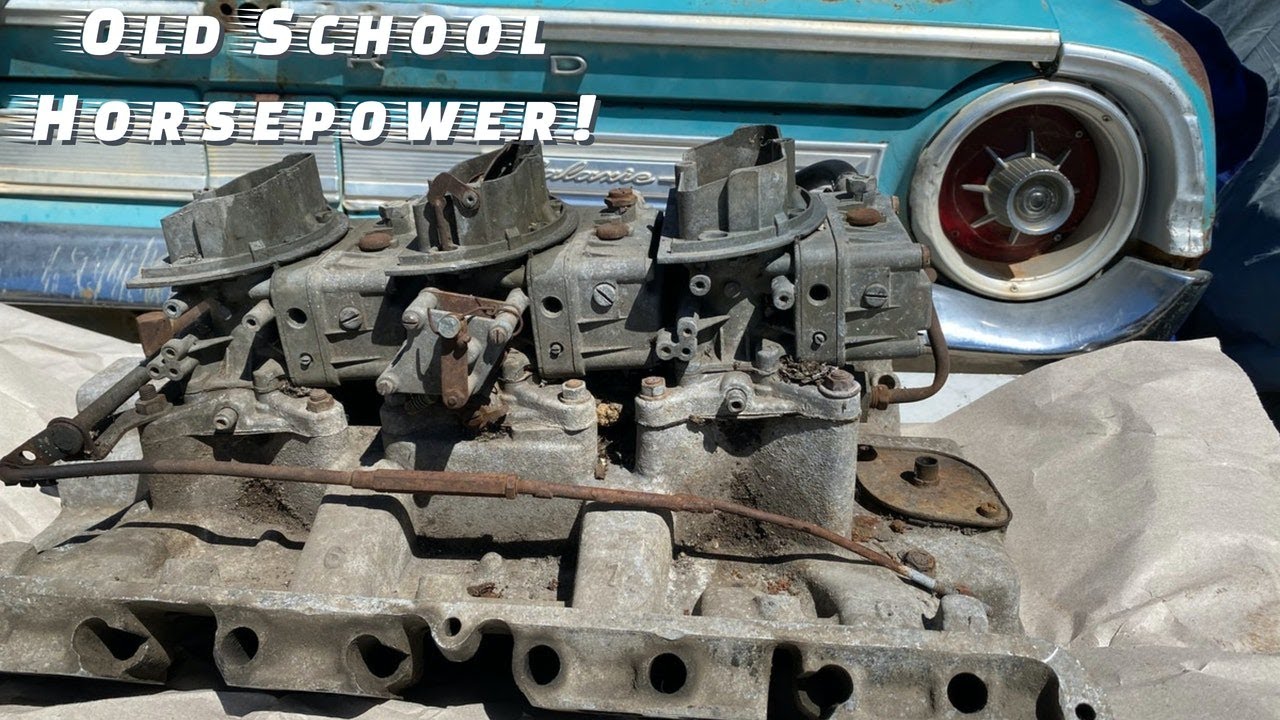 Crazy Find! Ford FE Tri-Power Setup! - YouTube