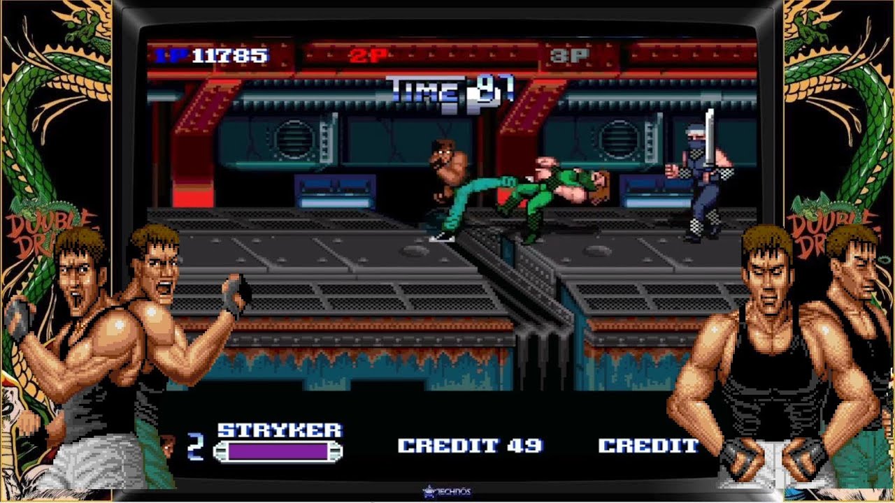 FINAL DOUBLE DRAGON - Avances - Testing STRYKER From BAD DUDES VS ...