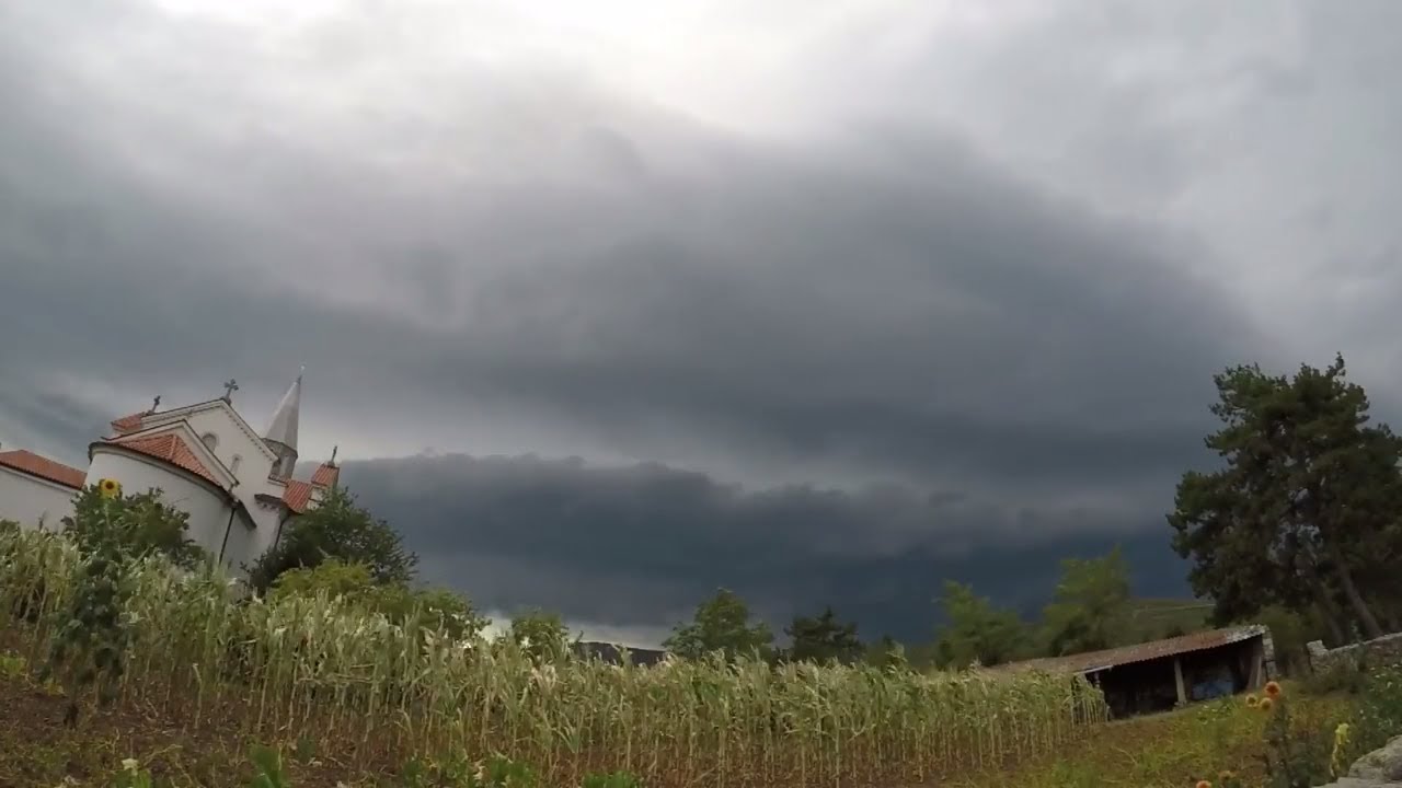 Mesocyclone Timelapse / Prehod Mezociklona - GoPro Hero5 | 6.8.2017 ...