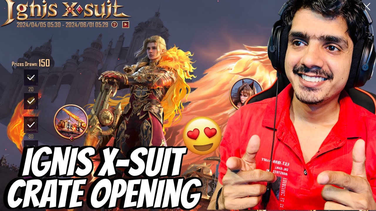 Playing With My New Ignis X-suit | Ignis X-suit Crate Opening | Bgmi ...